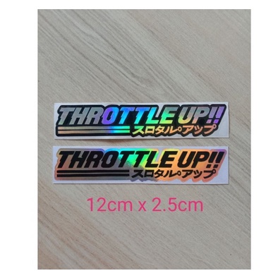 Jual STICKER CUTTING THROTTLE UP TUMPUK | Shopee Indonesia