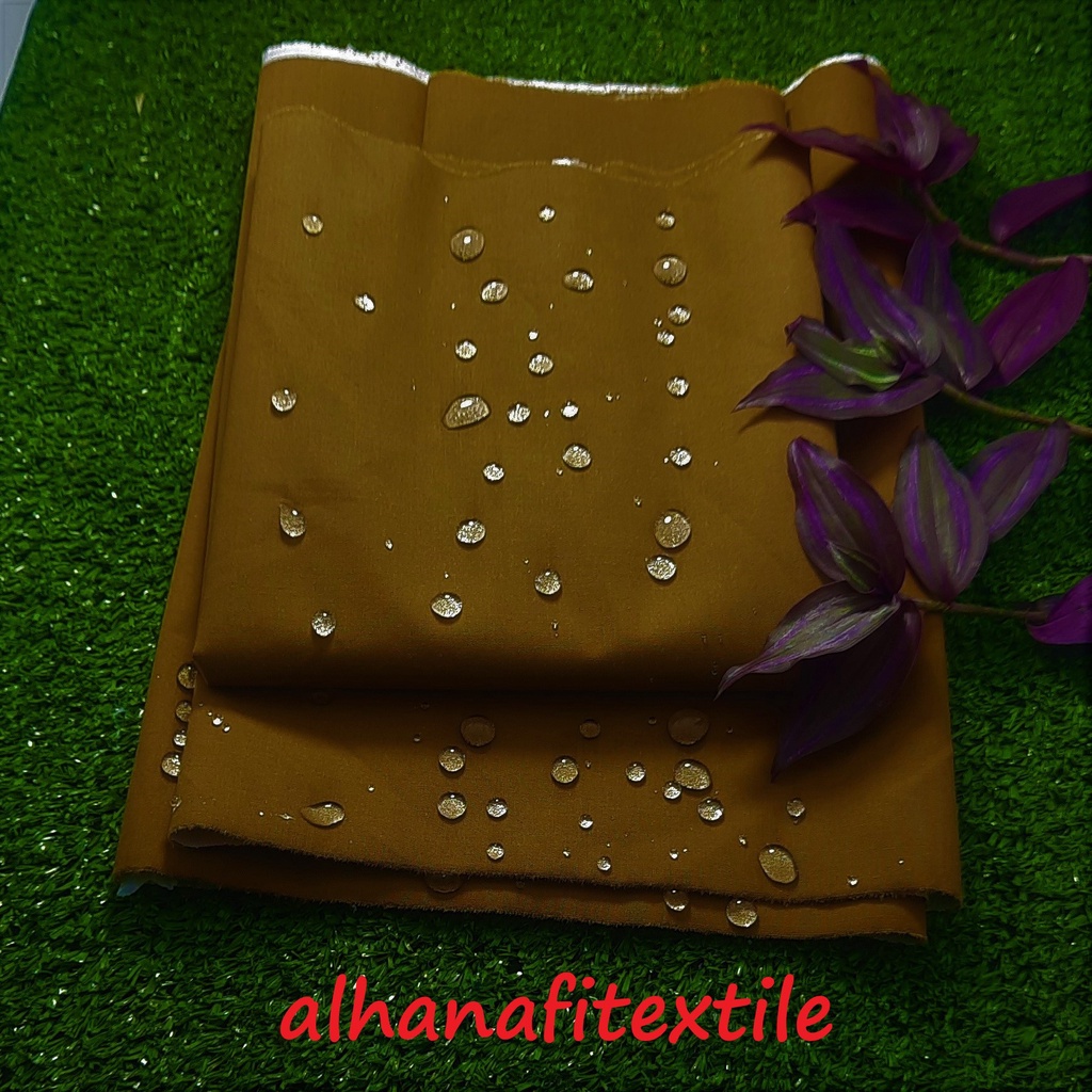 Jual BAHAN KAIN ANTI AIR WATERPROOF TASLAN BALON COKLAT MUDA KUALITAS ...