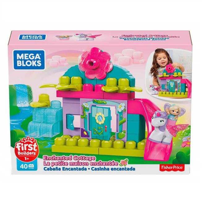 Jual Mega Bloks First Builders Fairy Enchanted Cottage Original Fisher ...