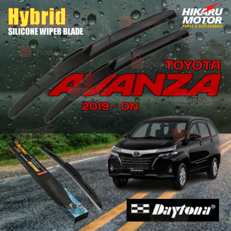 Jual Wiper Depan Toyota New AVANZA / VELOZ 2019-2021 Silikon Hybrid 2pc Karet Wifer Kaca Mobil ...