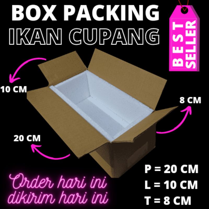 Jual Kardus / Box Packing Ikan Cupang | Shopee Indonesia