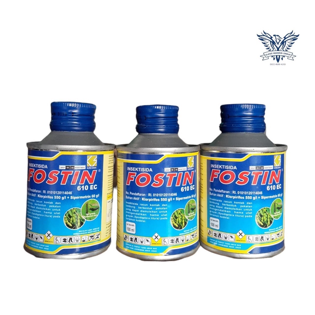 Jual Insektisida Fostin 610 EC 100ml 100% Original, Curacron | Shopee ...