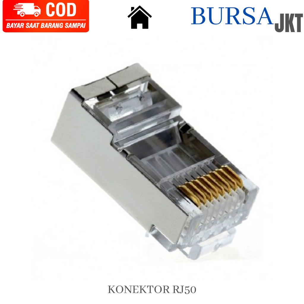 Jual KONEKTOR ADAPTER MODUL JARINGAN RJ50 10 PIN ETHERNET | Shopee ...