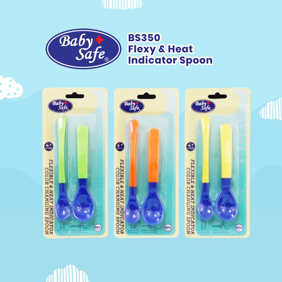 Jual Baby Safe Flexible & Heat Indicator Color Changing Spoon BS350 ...