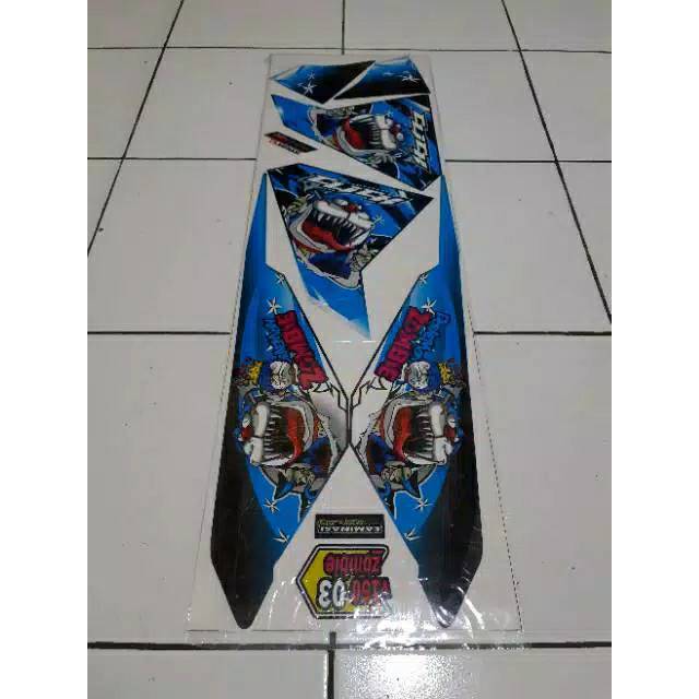 Jual Striping - sticker - lis vario fi 125/150 v2 motif doraemon zombie variasi warna | Shopee ...