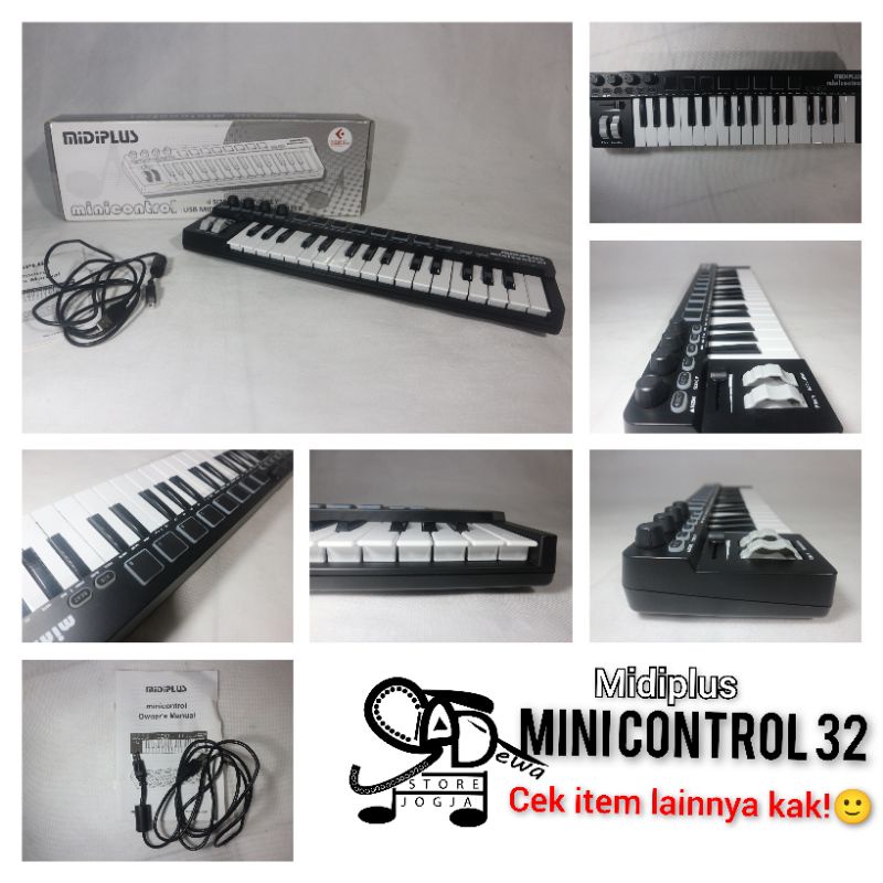 Jual MIDIPLUS MINI CONTROL 32 KEYS MIDI CONTROLLER KEYBOARD CONTROLER ...