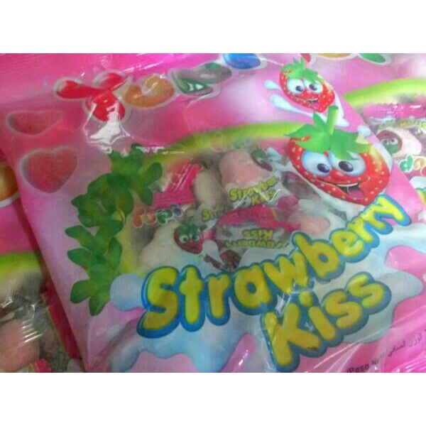 Jual permen strawberry kiss 1 kg | Shopee Indonesia