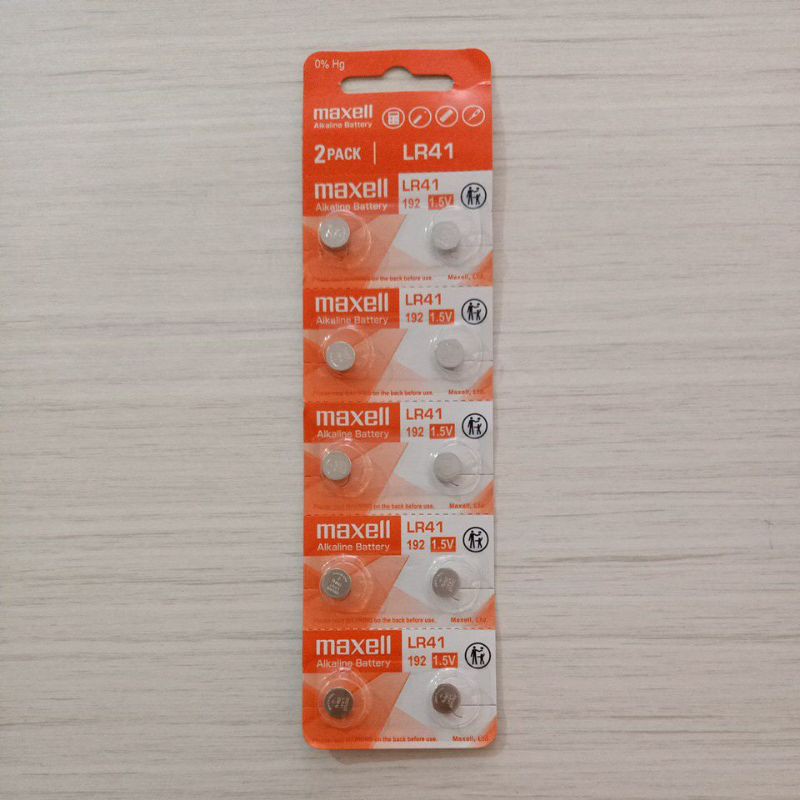 Jual Baterai LR41 Maxell Original | Shopee Indonesia
