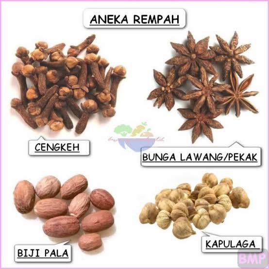 Jual rempah kapulaga / bunga pekak / lawang / cengkeh / biji pala 5gr ...