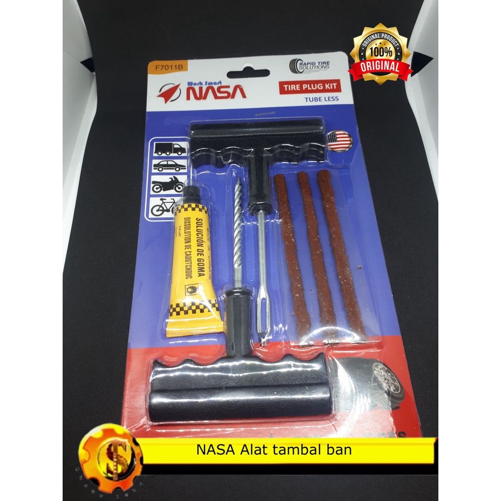 Jual NASA / Alat tambal ban nasa / Pvc / Repair kit | Shopee Indonesia