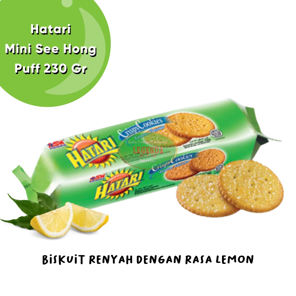 Jual ASW Hatari Crispy Cookies Biskuit Rasa Lemon 115gr Enak Renyah ...