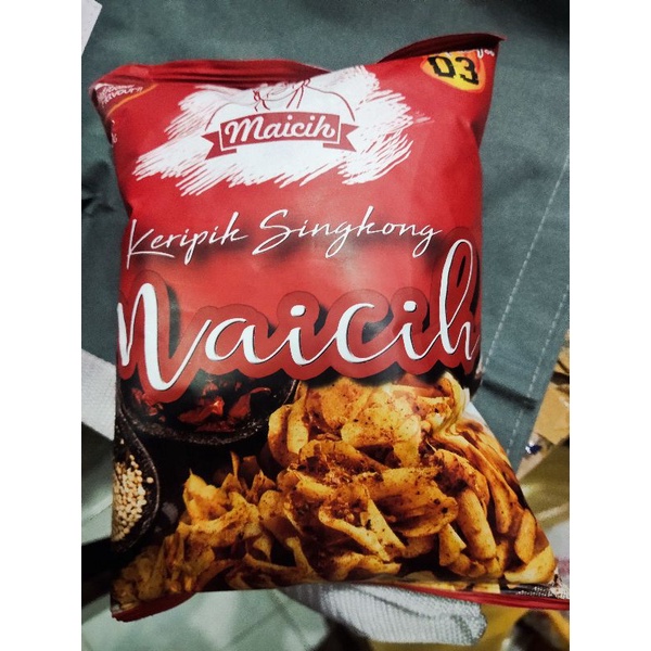 Jual Maicih Keripik singkong level 3 5 10 keripik pedas maicih | Shopee ...