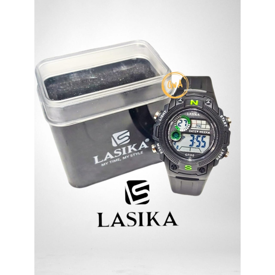 Jual Jam Tangan Anak Lasika digital sport cewek cowok G7112 G7115 ...