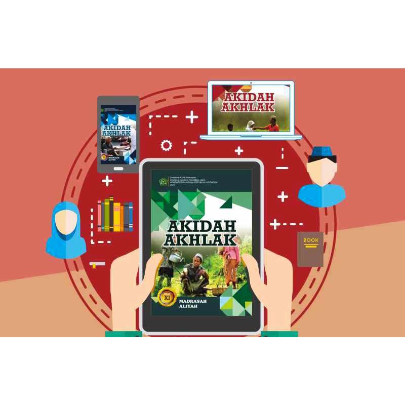 Jual Buku Siswa Aliyah Akidah Akhlak MA Kelas 10 11 12 (X XI XII) Kemenag RI Rev Terbaru ...