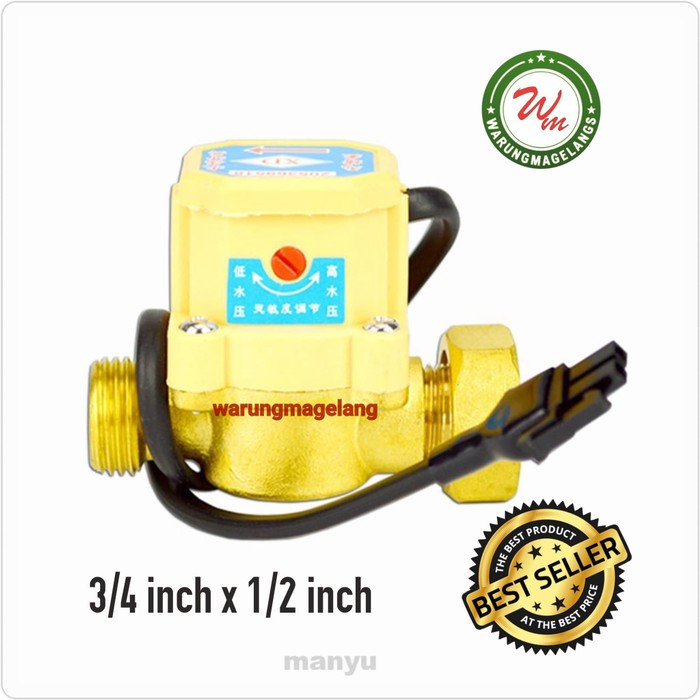 Jual Otomatis Pompa Pendorong Adjustable Air Flow Switch Pressure 34 X ...