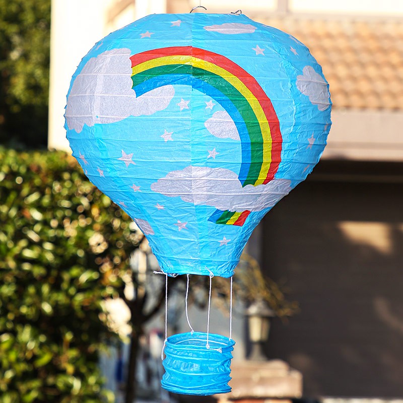 Jual Lampion Kertas Balon Udara Dekorasi Lampion Terbang Kertas 1219 ...