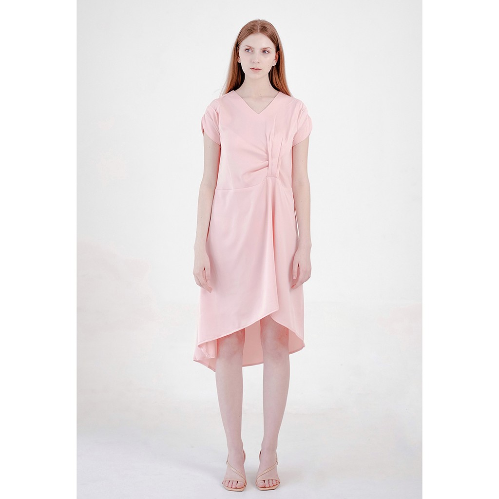 Jual Shayla Dress Pink | Shopee Indonesia
