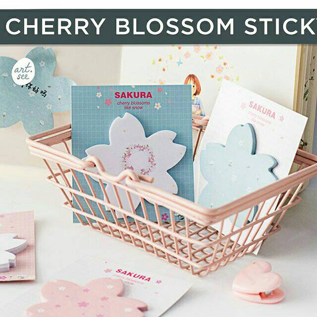 Jual Sakura Cherry Blossom Sticky Notes | Shopee Indonesia
