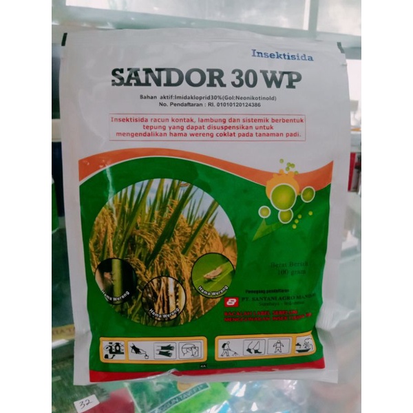 Jual INSEKTISIDA SANDOR 30WP 100gram | Shopee Indonesia