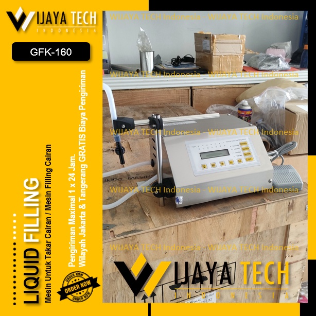 Jual Mesin Filling Cairan Portable GFK-160 Mesin Pengisi Cairan Encer GFK - 160 Mesin Takar ...
