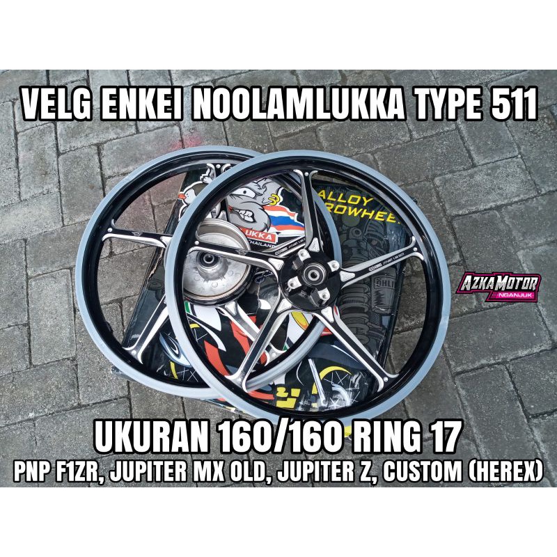 Jual Velg Enkei forged CNC type FG 511 NOO LAMLUKKA ukuran 160/160 ring ...