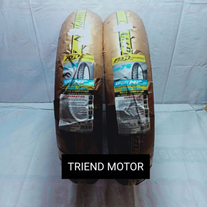 Jual Ban SoftCompound FDR MP 76 MP 27 Ring 14 90/80-14 Depan Belakang ...