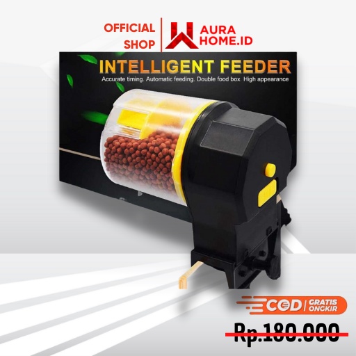 Jual Dispenser Makanan Ikan Aquarium Automatic Food Timer / Dispenser ...