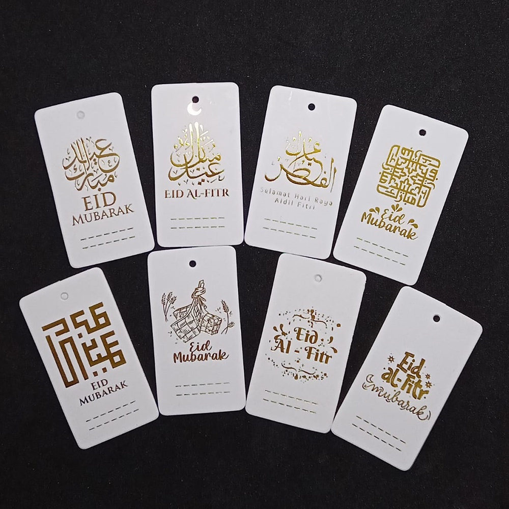 Jual ( 20 PCS) HANGTAG LEBARAN/IDUL FITRI/PARCEL/HAMPERS/KADO/UCAPAN ...