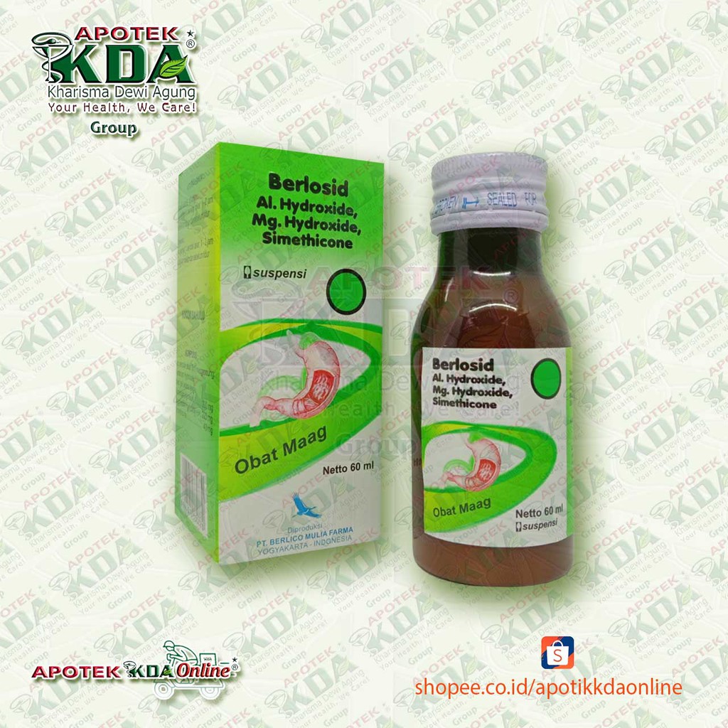 Jual BERLOSID SIRUP 60 ML | OBAT MAAG | ASAM LAMBUNG | Shopee Indonesia