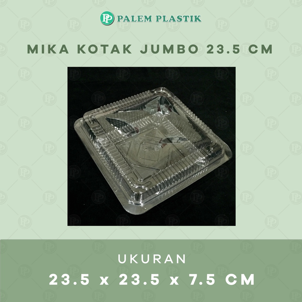 Jual Mika CX TX jumbo Plastik Tebal Kue / Mika Kotak Makanan / Mika ...