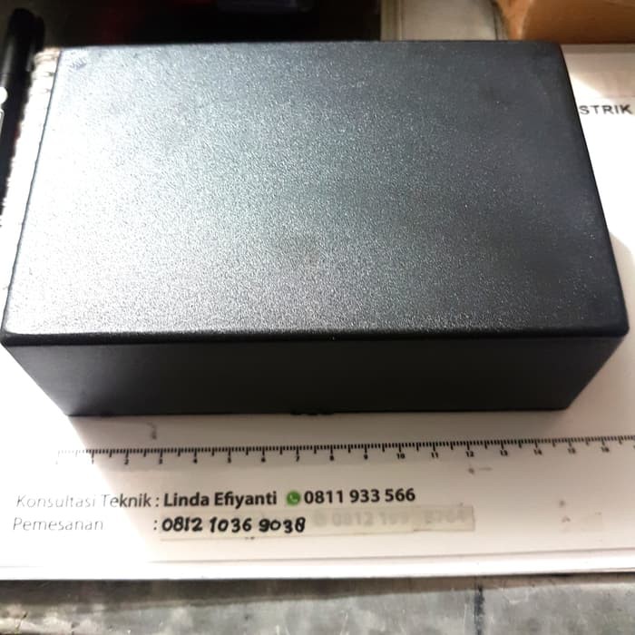 Jual New Box hitam plastik X 5 Box Elektronik X 5 145 X 95 X 5 CM buble ...