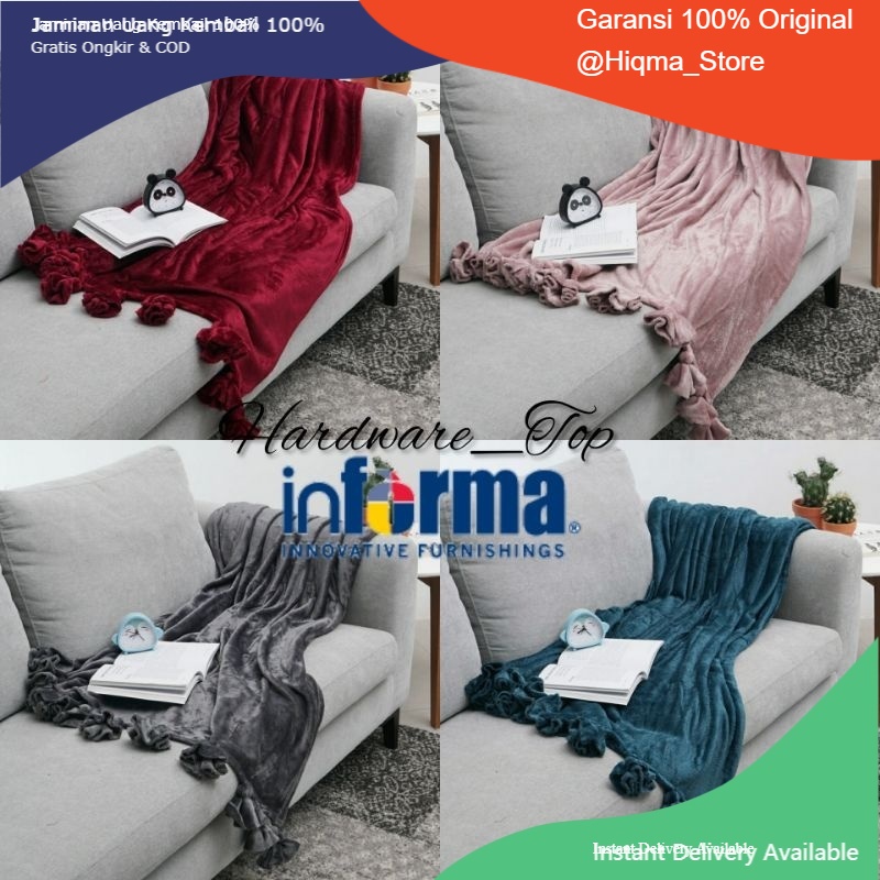 Jual Informa Selimut 150 x 220 Cm / Selimut / Selimut bulu / Bedcover ...