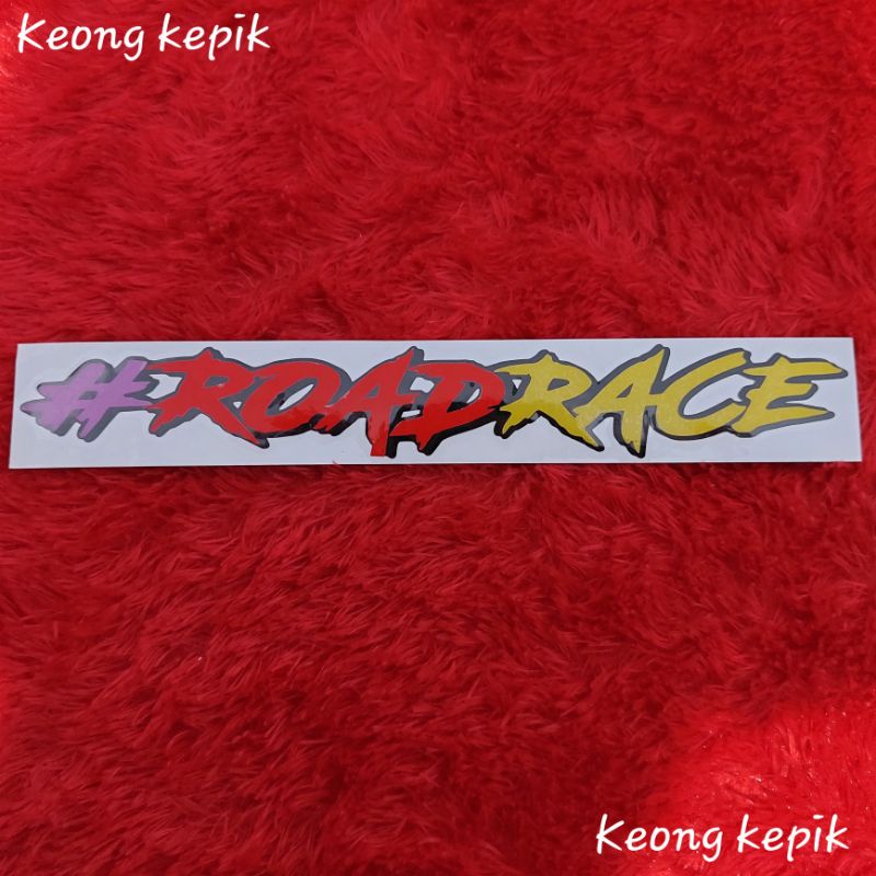 Jual STIKER STICKER KECIL CUTTING TULISAN ROADRACE ROAD RACE | Shopee ...