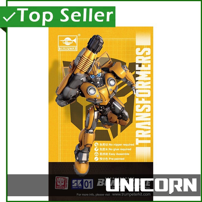 Jual TRANSFORMERS BUMBLEBEE [TRUMPETER SMART KIT] / MODEL KIT BUMBLE ...