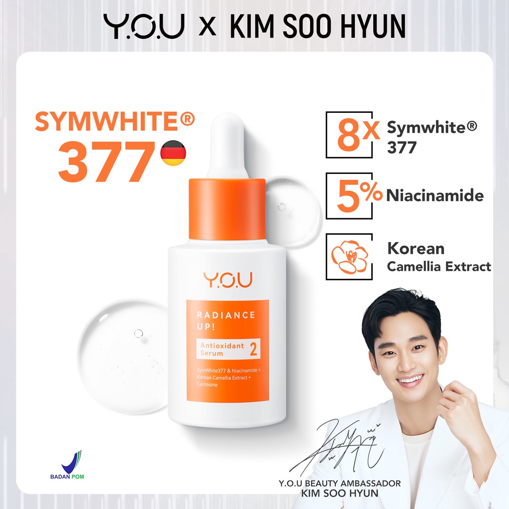 Jual YOU Radiance Up! Series | SymWhite 377 Serum | Pure CICA Toner ...