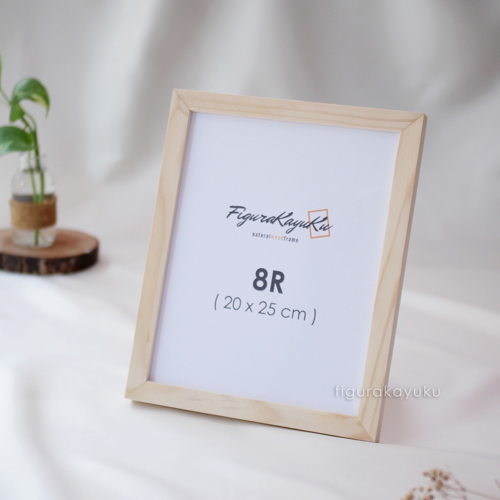 Jual Figura Kayu 8R 20 x 25 Cm Frame Foto Pigura Kayu Jati Belanda ...