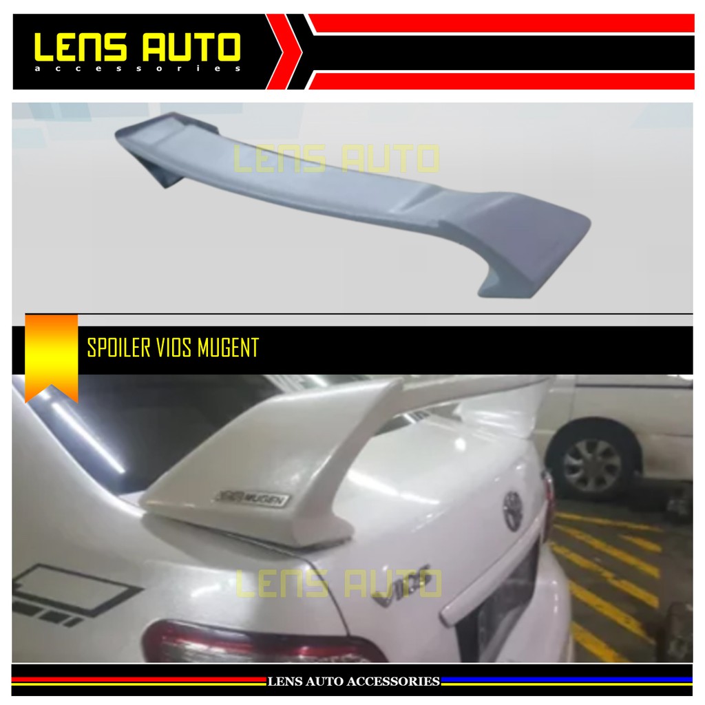 Jual SPOILER TOYOTA VIOS MODEL MUGENT FIBERGLASS | Shopee Indonesia