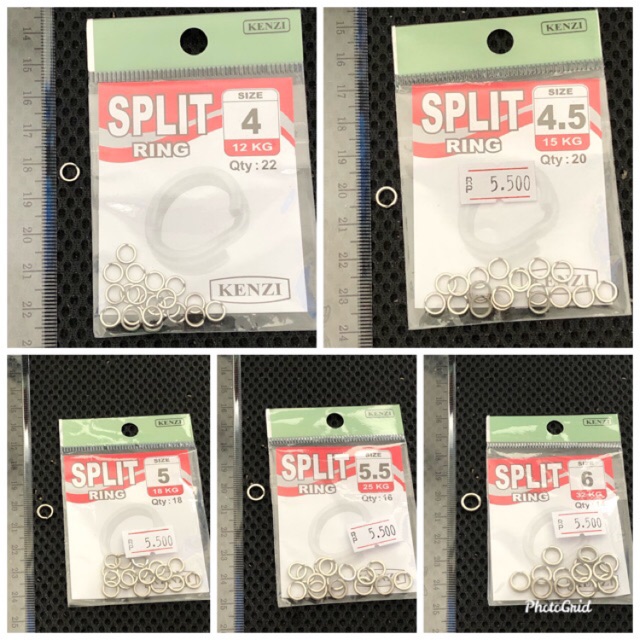 Jual Split Ring Kenzi Aksesoris Untuk Umpan Pancing | Shopee Indonesia