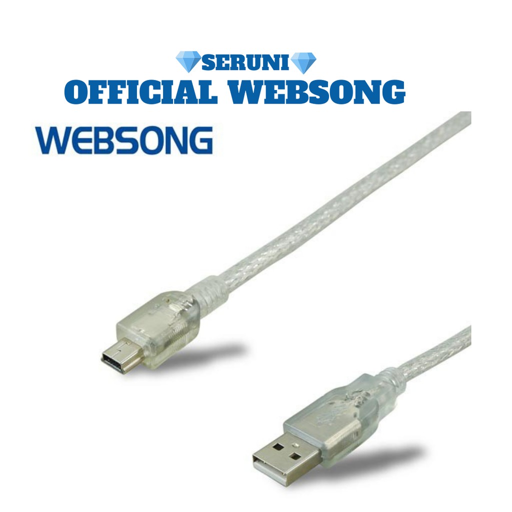 Jual WEBSONG Kabel Usb 5 Pin Male To Usb A Male 3M Hg | Shopee Indonesia
