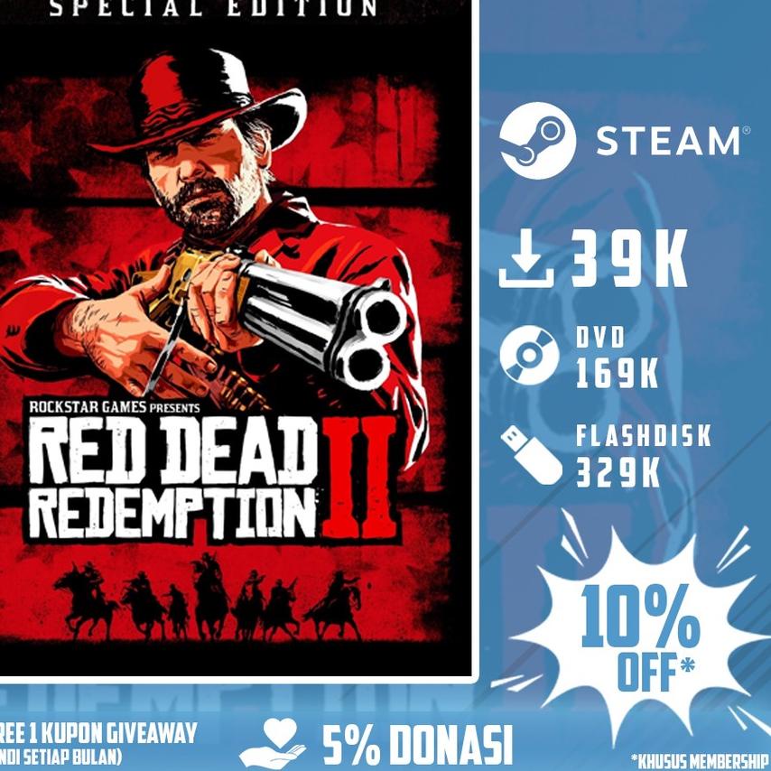 Jual RED DEAD REDEMPTION (RDR) 2 SPECIAL EDITION ORIGINAL PC | Shopee ...