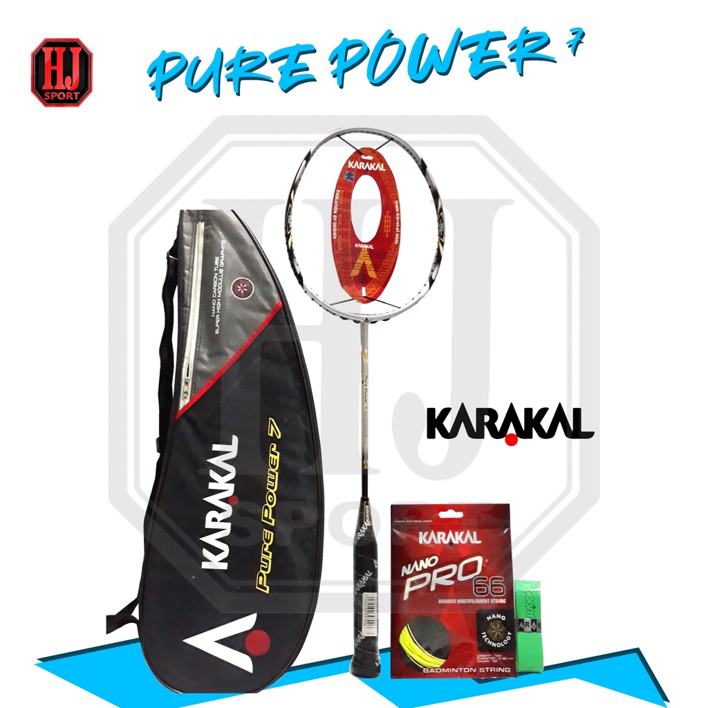 Jual Raket Original Karakal Pure Power 7 Bonus Tas, Senar dan Kaos ...