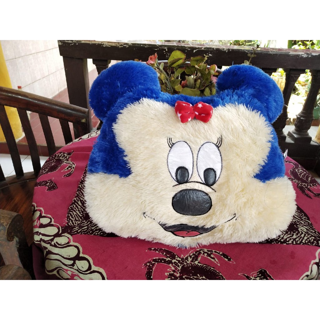 Jual Bantal Karakter Mini biru | Shopee Indonesia