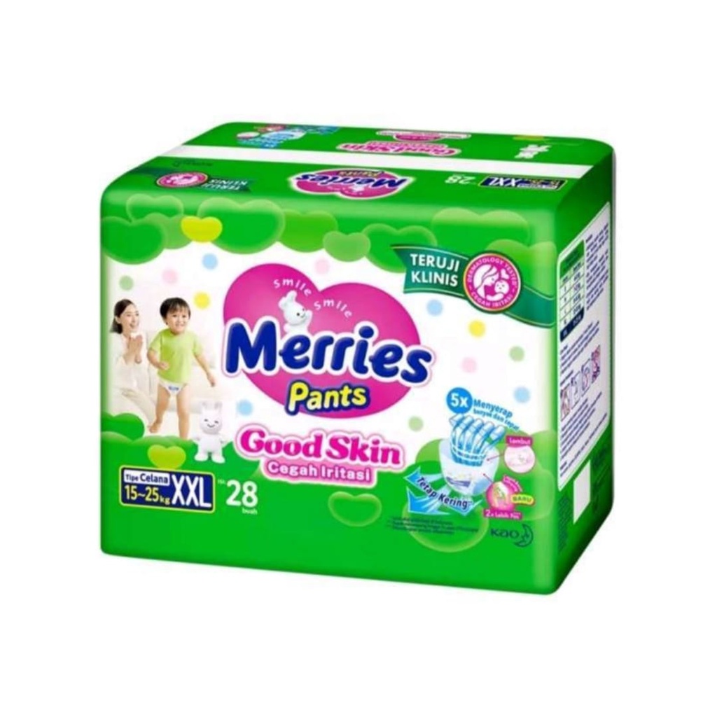 Jual Merries Pants NB-S40 M34 L30 XL26 XXL28 good skin popok celana ...