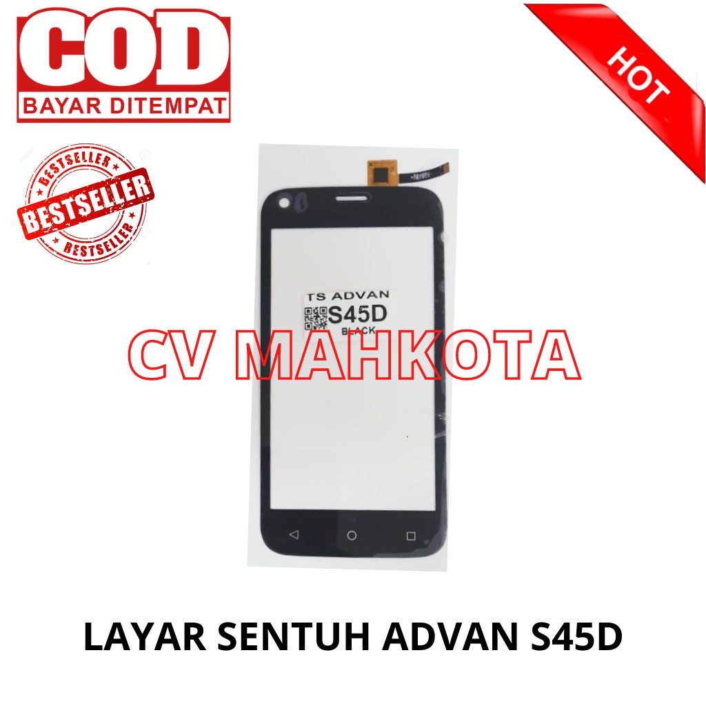Jual TOUCHSCREEN / LAYAR SENTUH ADVAN S45D KUALITAS ORIGINAL | Shopee ...