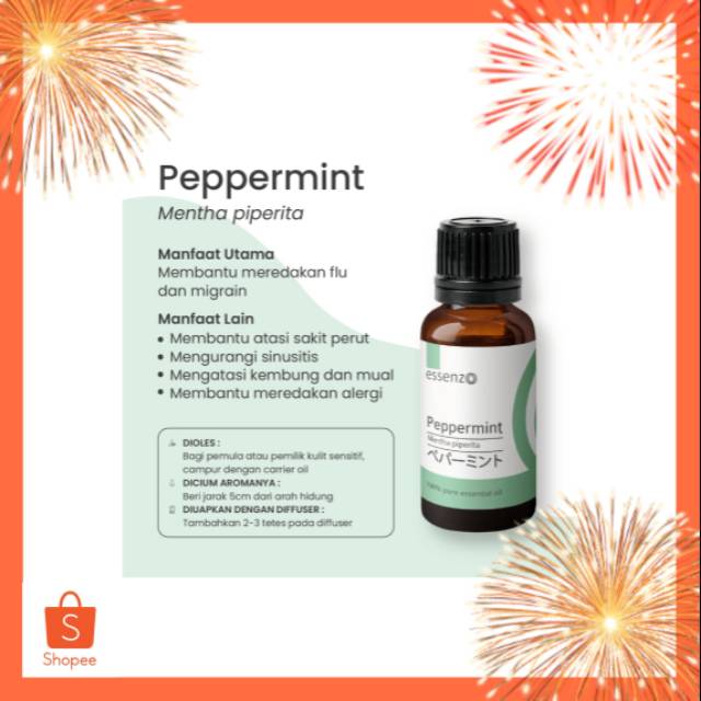 Jual Peppermint Essential Oil ( Meredakan flu & Migran ) | Shopee Indonesia