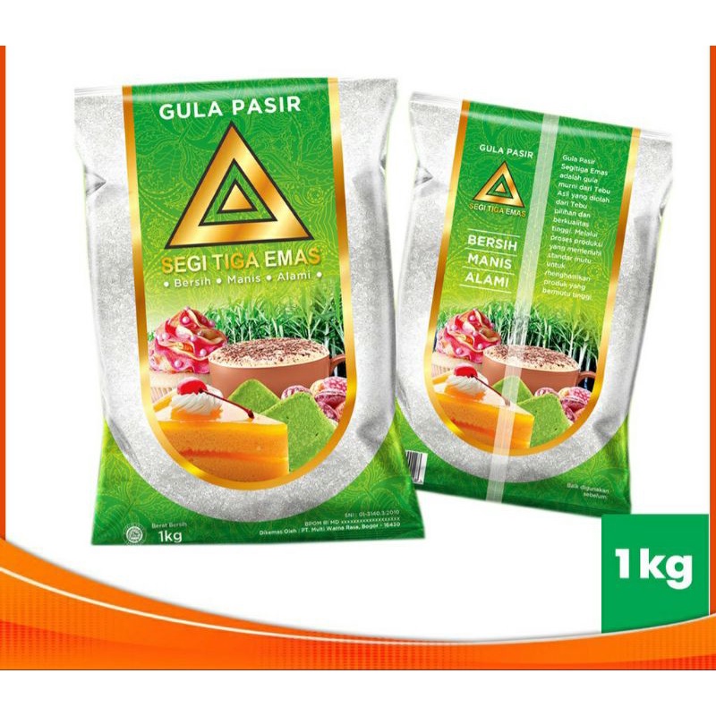 Jual Gula Pasir Segitiga Emas 1Kg | Shopee Indonesia
