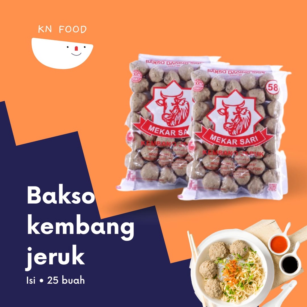 Jual Bakso Sapi Kembang Jeruk 25 pc. | Shopee Indonesia