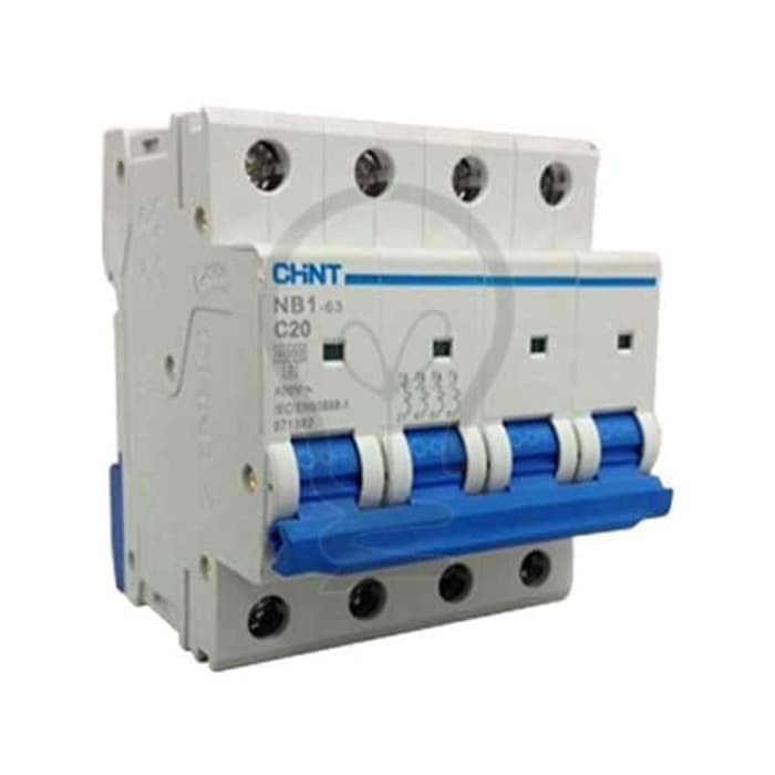 Jual MCB Chint NB1 4P 6kA (1A 2A 4A 6A 10A 16A 20A 25A 32A 40A 50A 63A) | Shopee Indonesia