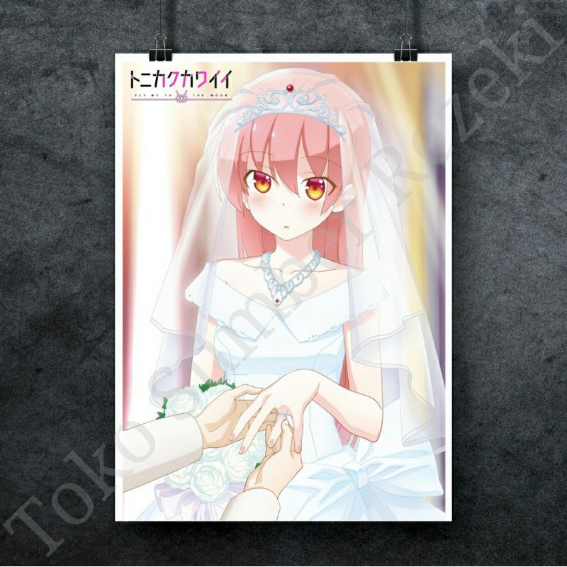 Jual Poster Canvas Tonikawa Over the Moon For You Tonikaku Kawaii ...