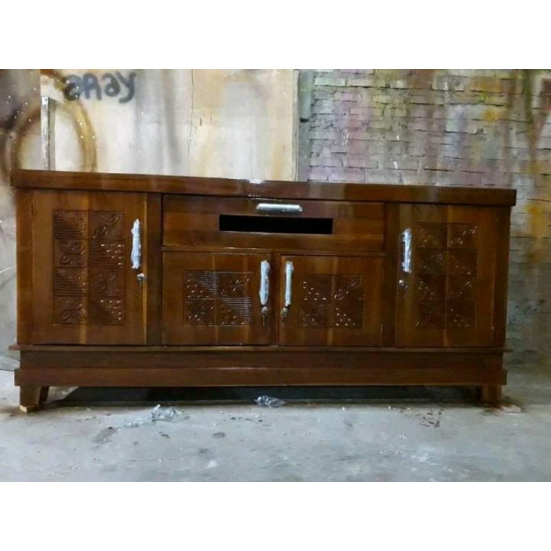 Jual diswar bupet tv/cahaya jati furniture | Shopee Indonesia